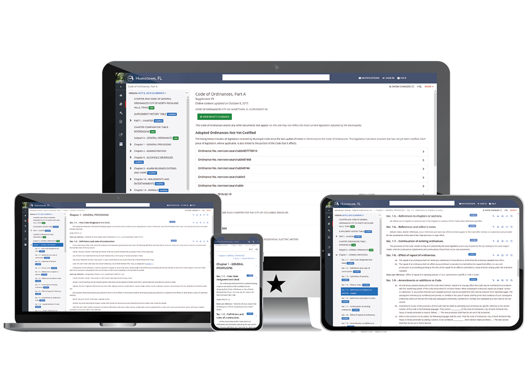 Code of Ordinances Online Hosting (MunicodeNEXT) | Municode - Powered ...
